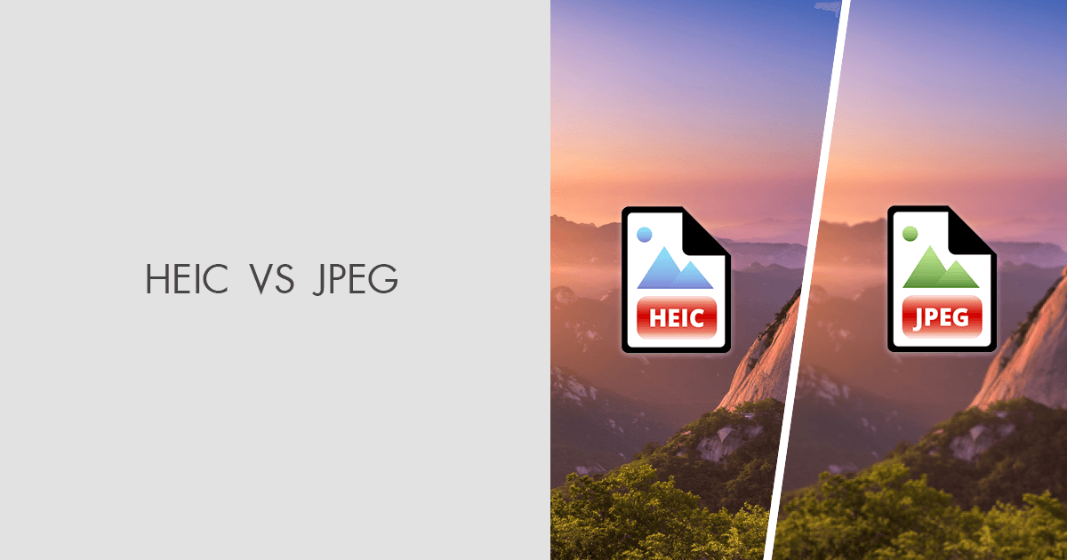 The Difference Between HEIC vs JPEG in Size & Quality