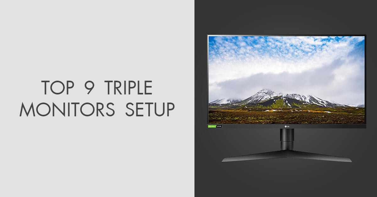 9 Best Triple Monitor Setups in 2024
