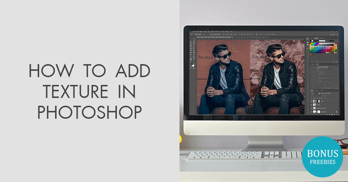 How to Add Texture in Photoshop (+FREEBIES)
