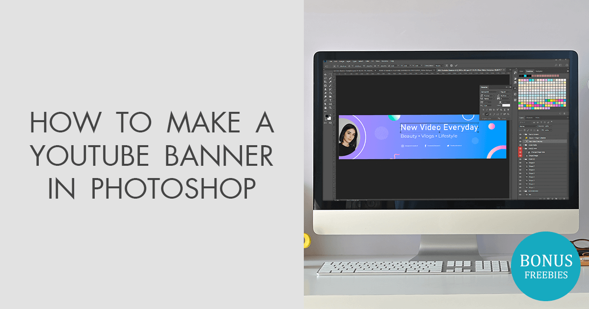 How to Make a YouTube Banner in Photoshop