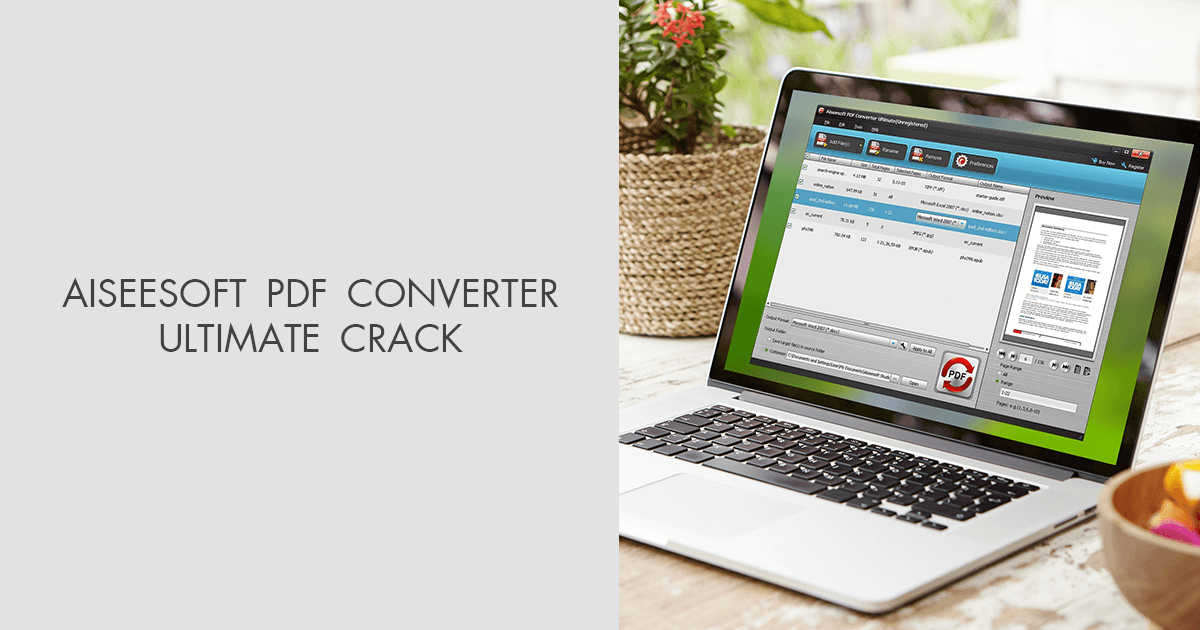 Aiseesoft PDF Converter Ultimate Crack 3.3.67 (Free Download)
