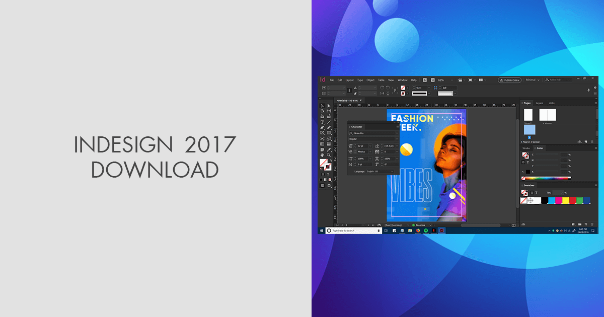 InDesign 2017 Download (Direct Link Free)