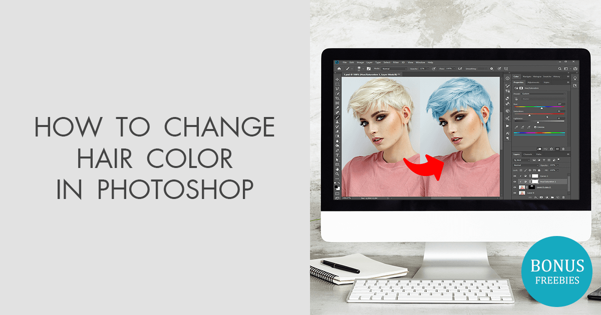 How to Change Hair Color in Photoshop