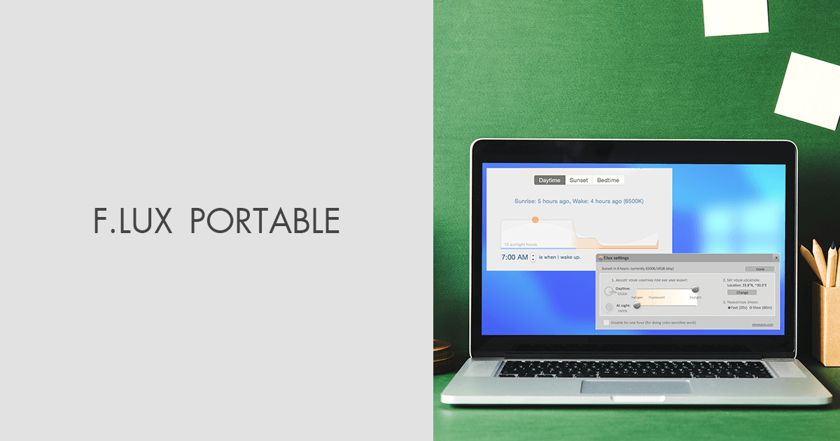 F.lux Portable v4.135 (Free Download)