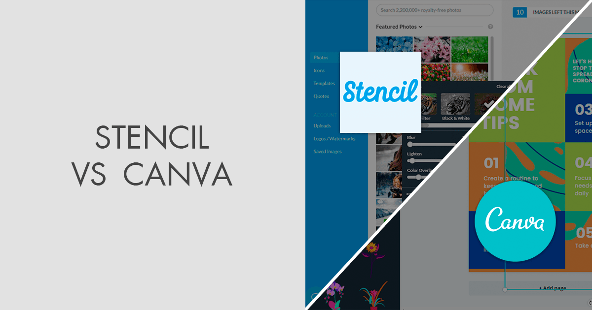 Stencil vs Canva: Which Software Is Better?