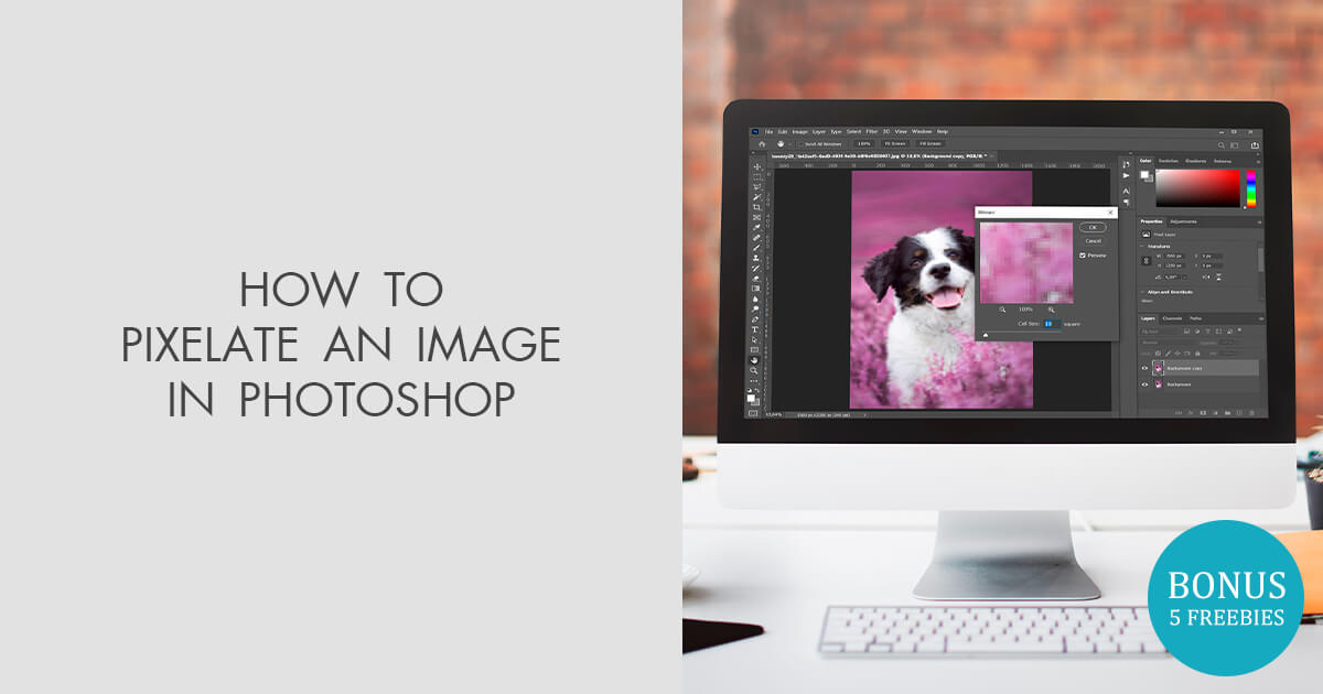 How to Pixelate an Image in Photoshop
