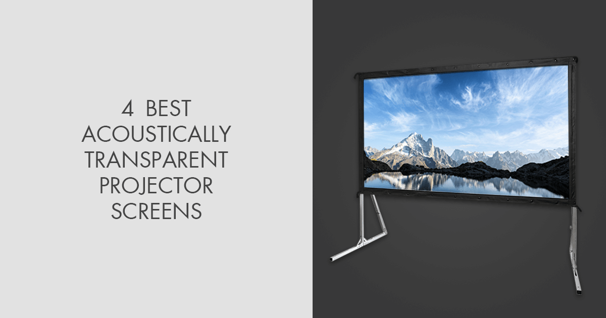 4 Best Acoustically Transparent Projector Screens in 2025