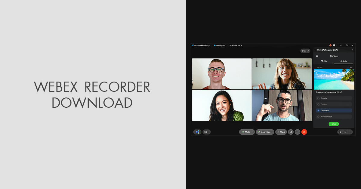 Webex Recorder Free Download (2025 Latest)