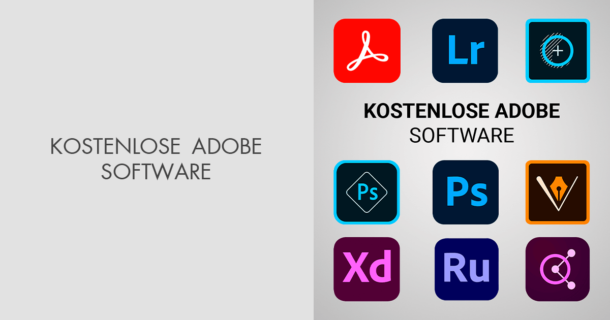 10 Absolut Kostenlose Adobe-Software ohne Abonnement