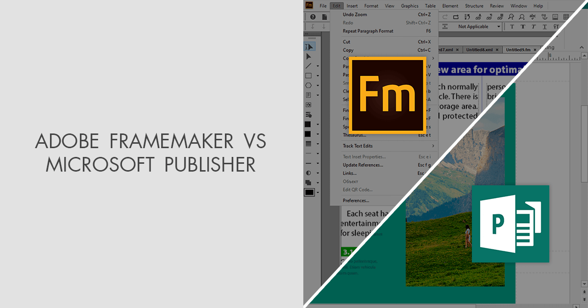 Adobe FrameMaker vs Microsoft Publisher: Which Software Is Better?