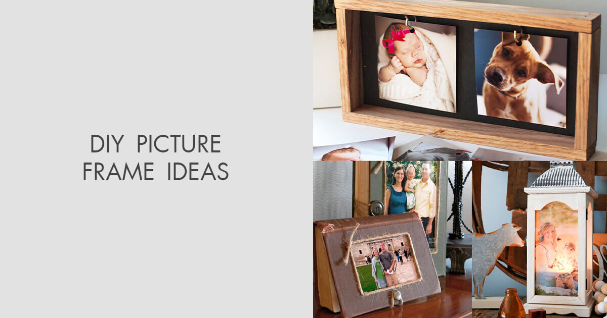 28 DIY Picture Frame Ideas for Your Inspiration