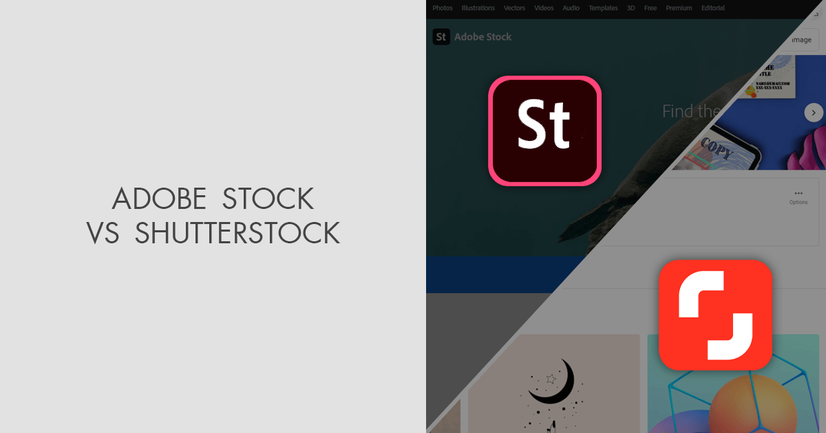 الفرق بين Adobe Stock و Shutterstock, مقارنة بين Adobe Stock و Shutterstock
