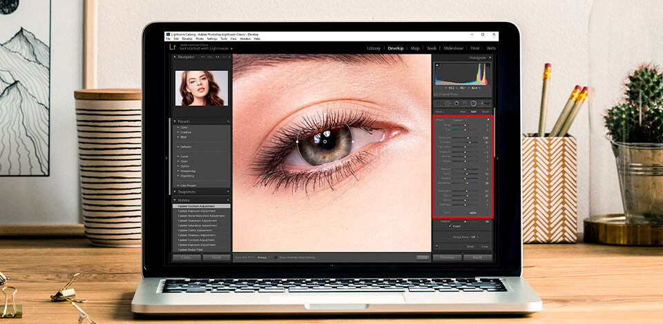 How to Brighten Eyes in Lightroom: Simple Tutorial