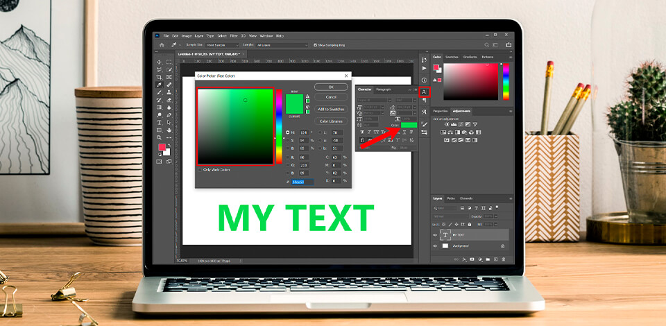 How To Change The Color Of Text In Photoshop For Beginners