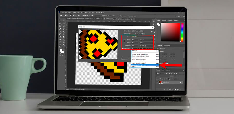 How to Resize Pixel Art in Photoshop: Simple Tutorial