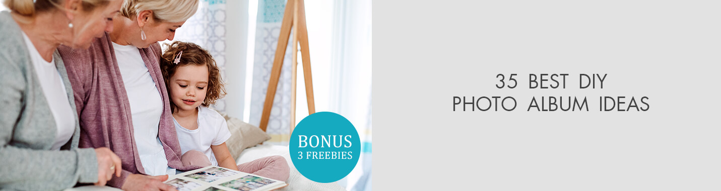 35 DIY Photo Album Ideas (+FREEBIES)