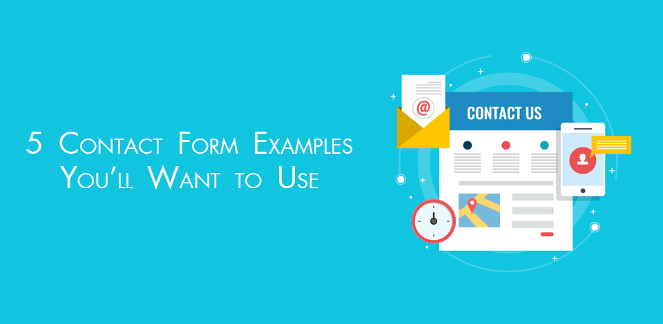 5 Contact Form Examples – Free Templates