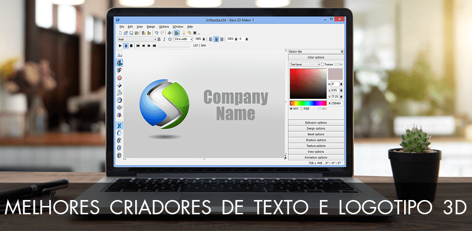 7 Melhores Criadores de Texto e Logotipo 3D em 2025