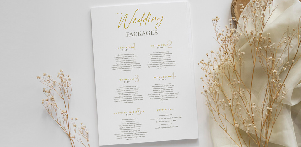 How to Create Photography Packages: 13 Must-Follow Tips