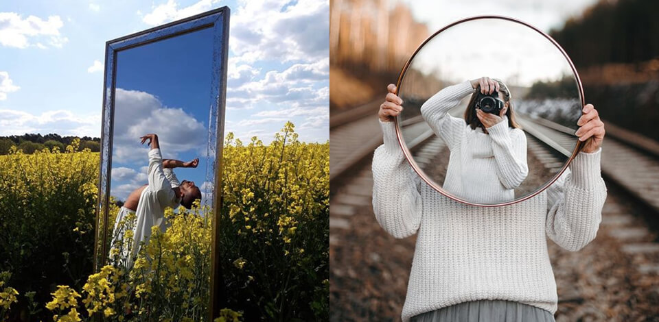 19 Mirror Picture Poses to Look Better on Photos