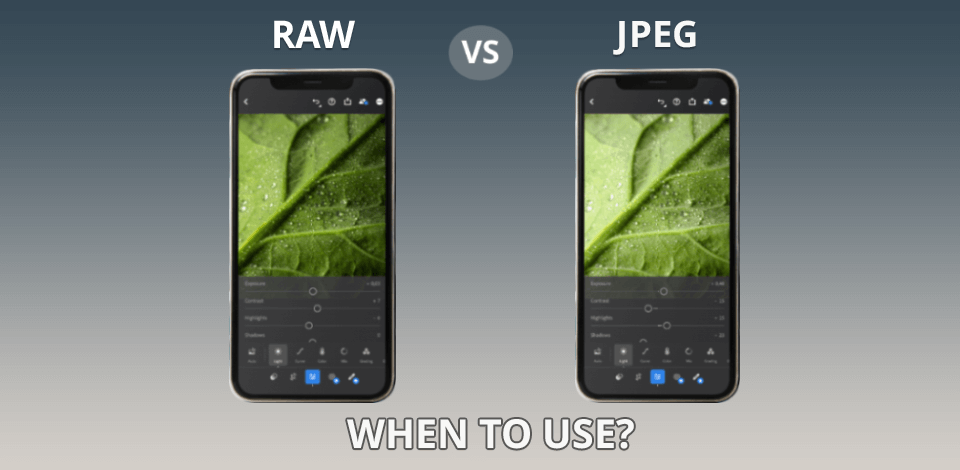 JPEG vs RAW: Shooting Differences