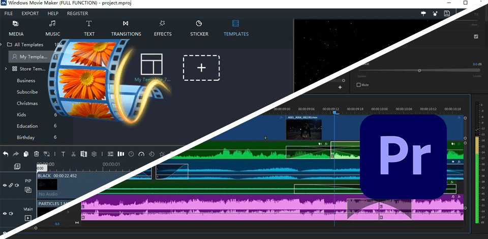 Windows Movie Maker vs Adobe Premiere Pro: Which Is Outdated?