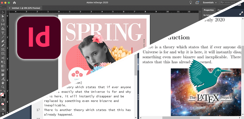 Adobe InDesign vs LaTeX: Which Is NOT for Designers?