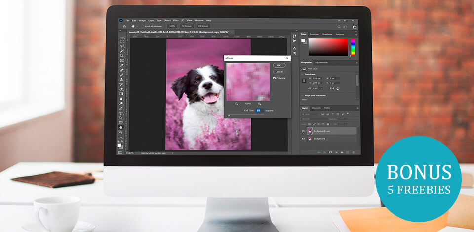 How to Pixelate an Image in Photoshop