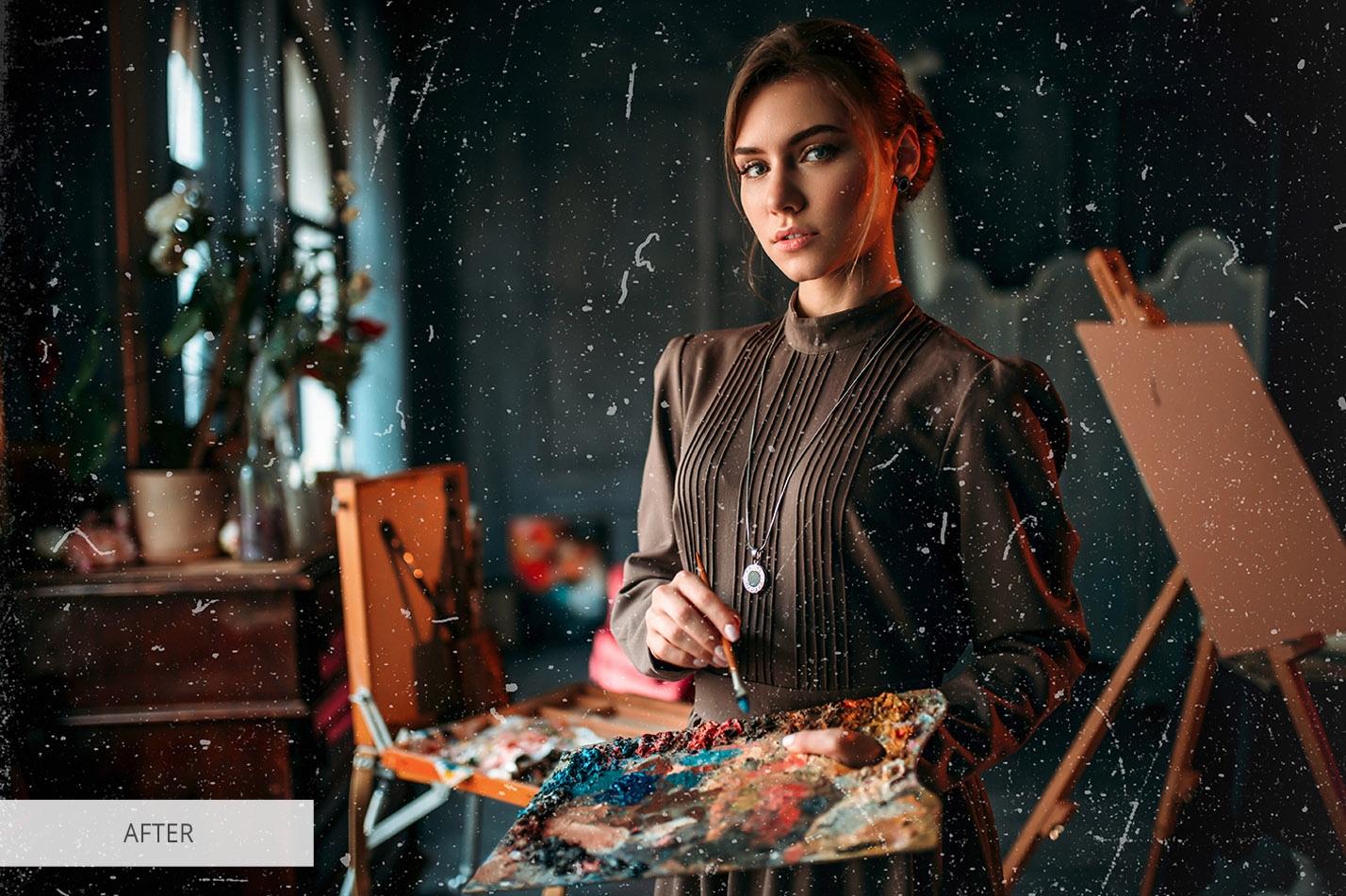 Free Film Scratches Overlay Photoshop