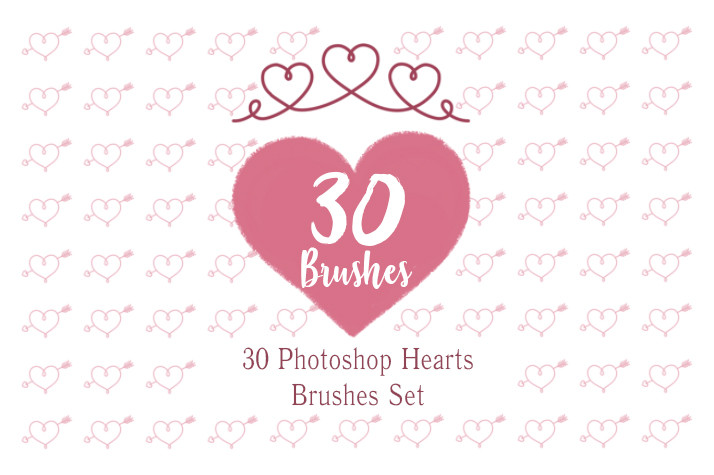 Heart Brushes Photoshop - Full Collection|Heart Photoshop Brushes