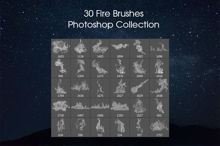 Real Fire Brush Photoshop|Fire Photoshop Brushes – The Full Collection