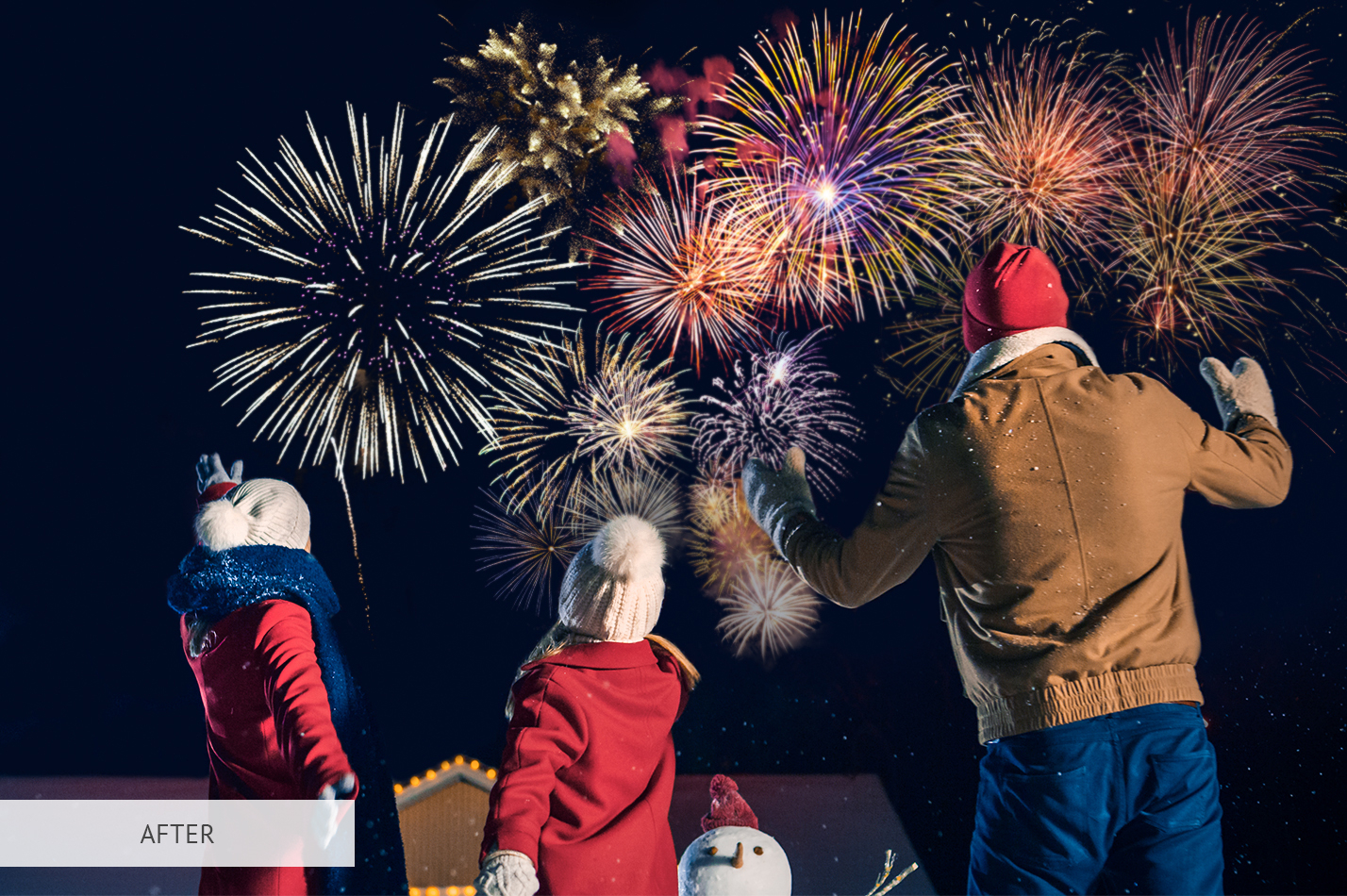 Bright Fireworks Photoshop Overlays – 55 Firework Overlays in one Set