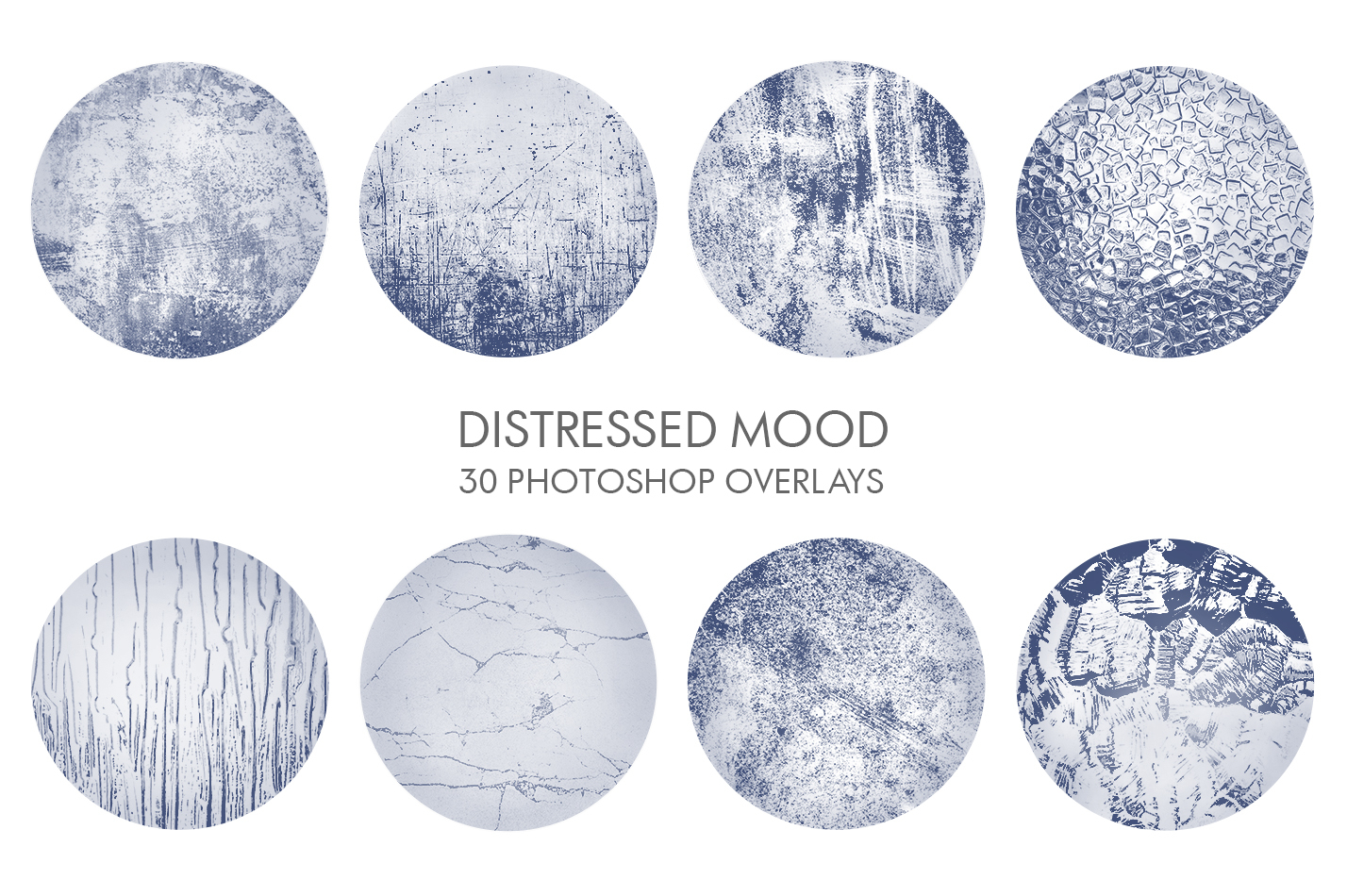 Distressed Mood Photoshop Overlays – 30 Unique Photoshop Overlays