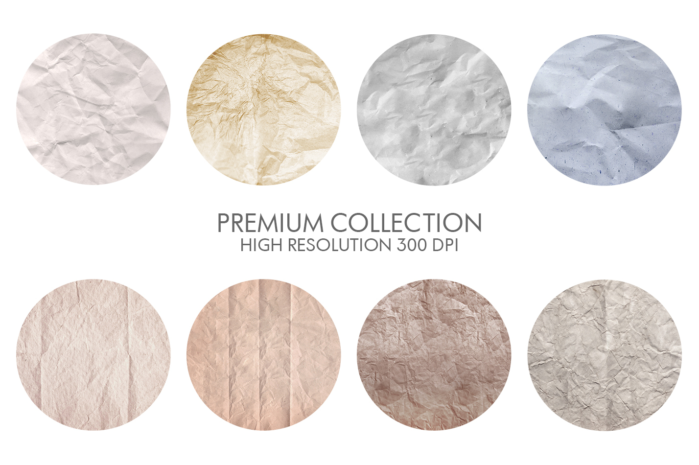 Сrinkled Paper Photoshop Overlays – Premium Collection