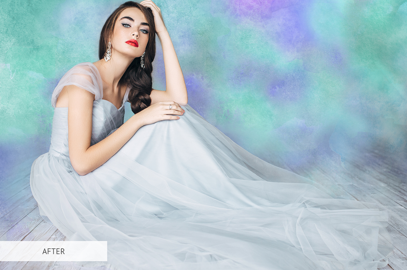 Lightcoral Watercolor Overlay Photoshop|Watercolor Effect Overlay