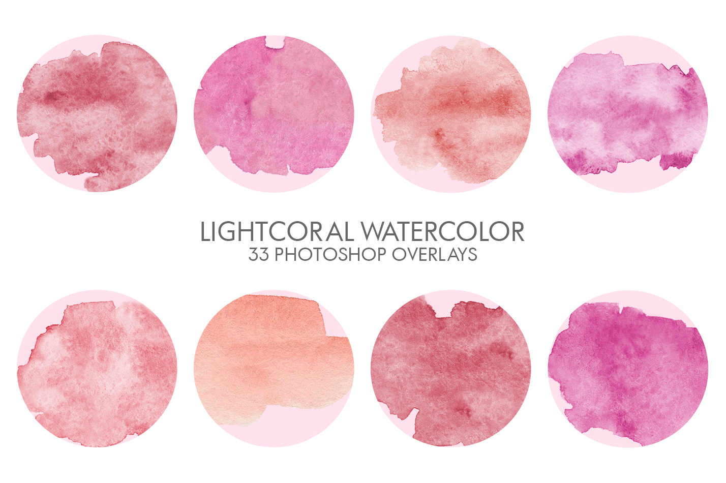 Lightcoral Watercolor Overlay Photoshop|Watercolor Effect Overlay