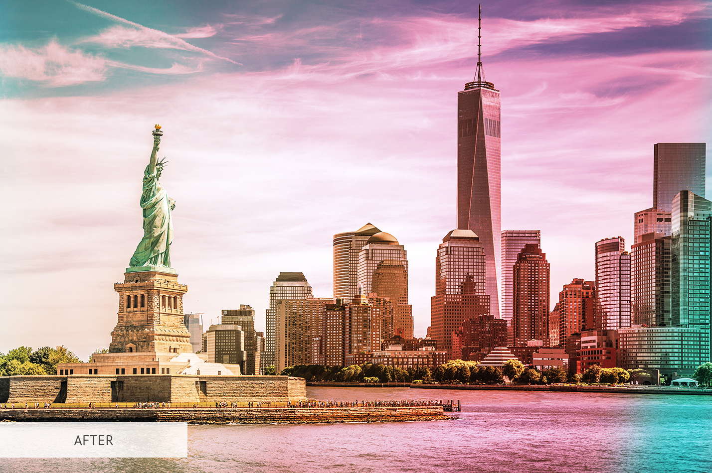 Color Palette Photoshop Overlays – 45 Unique Color Overlays Photoshop