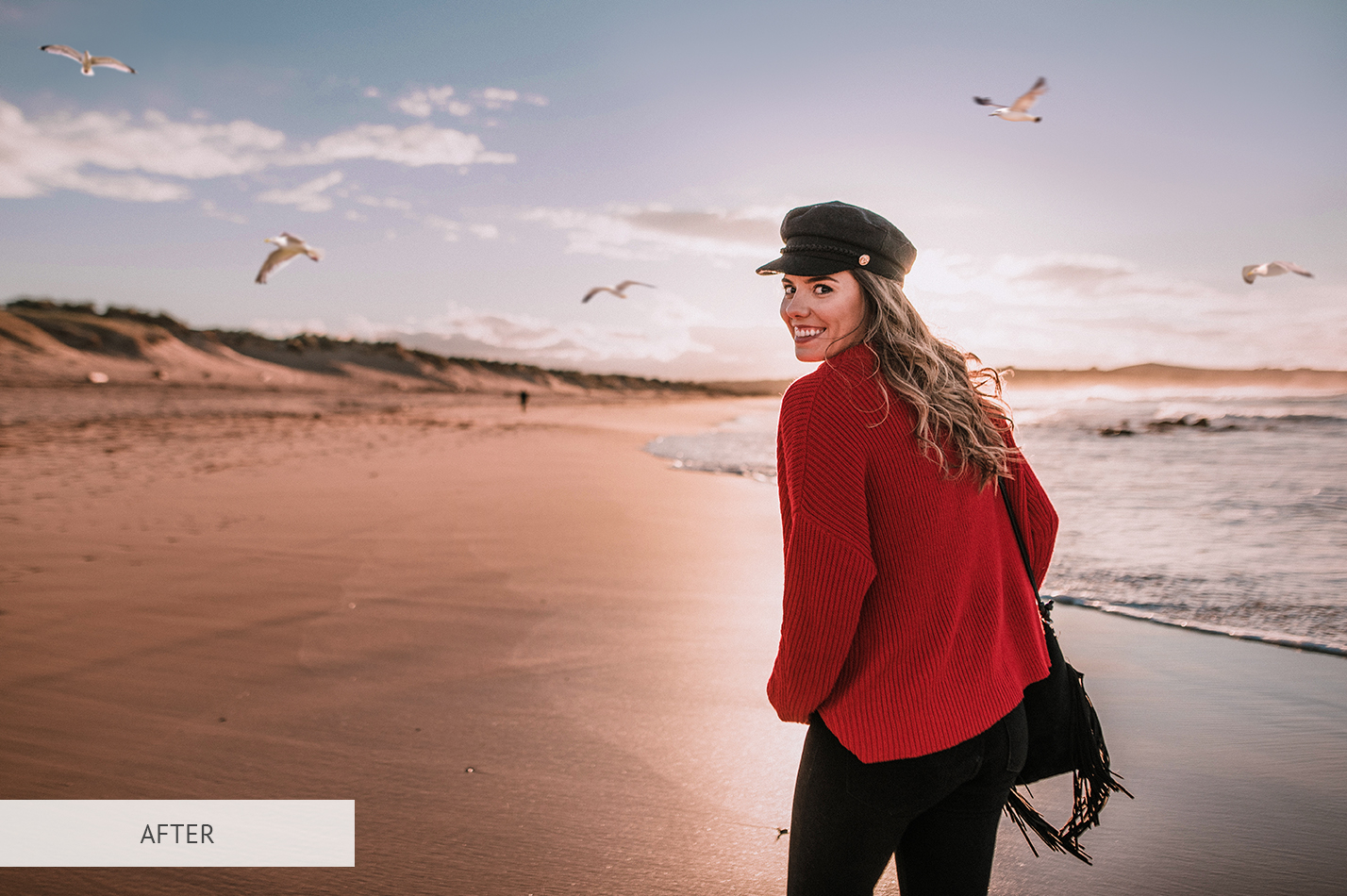 Flying Seagulls Photoshop Overlay – 31 High-quality Photoshop Overlays