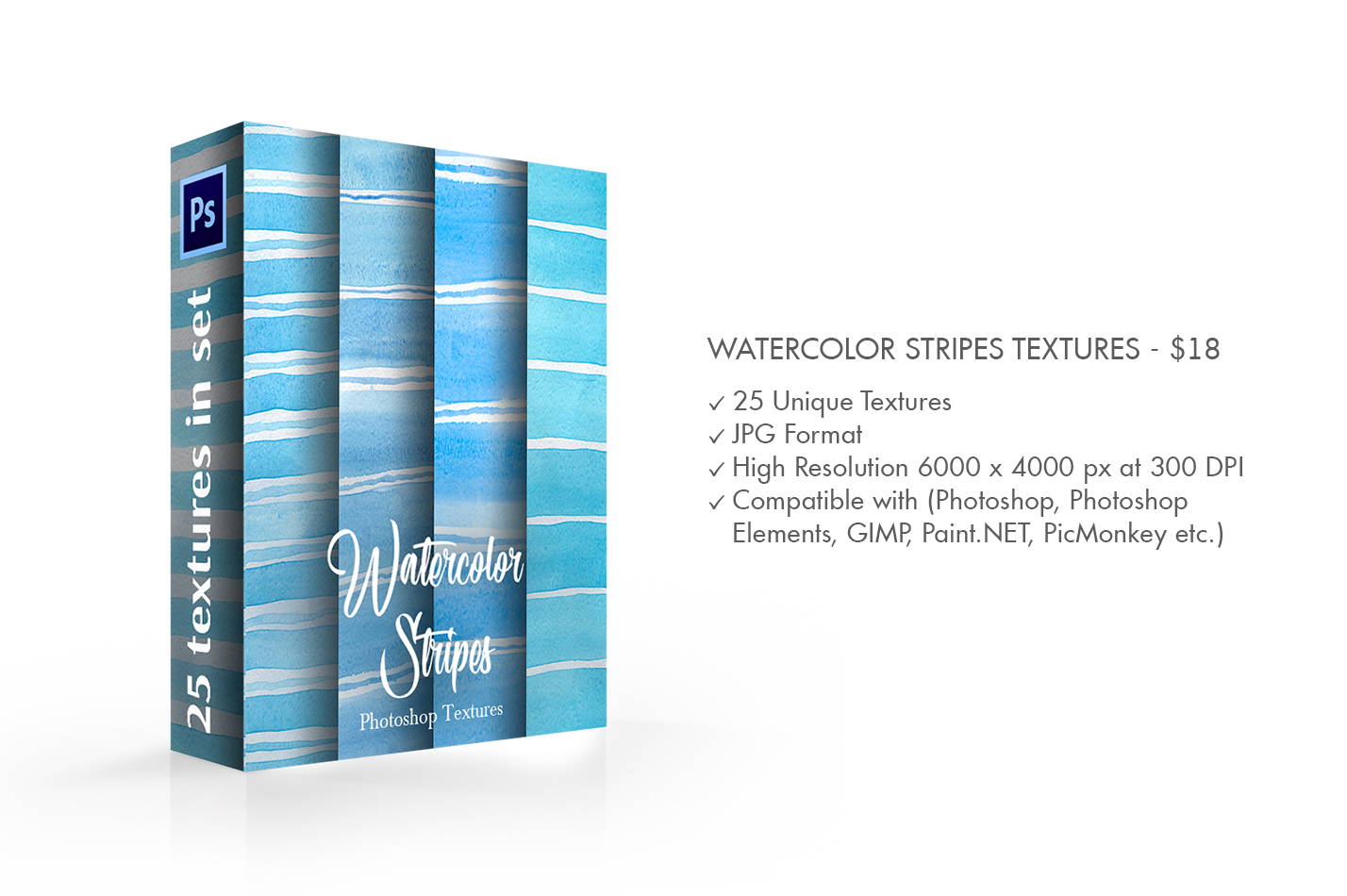 Watercolor Stripes Texture Photoshop|Stripes Textures for Photoshop