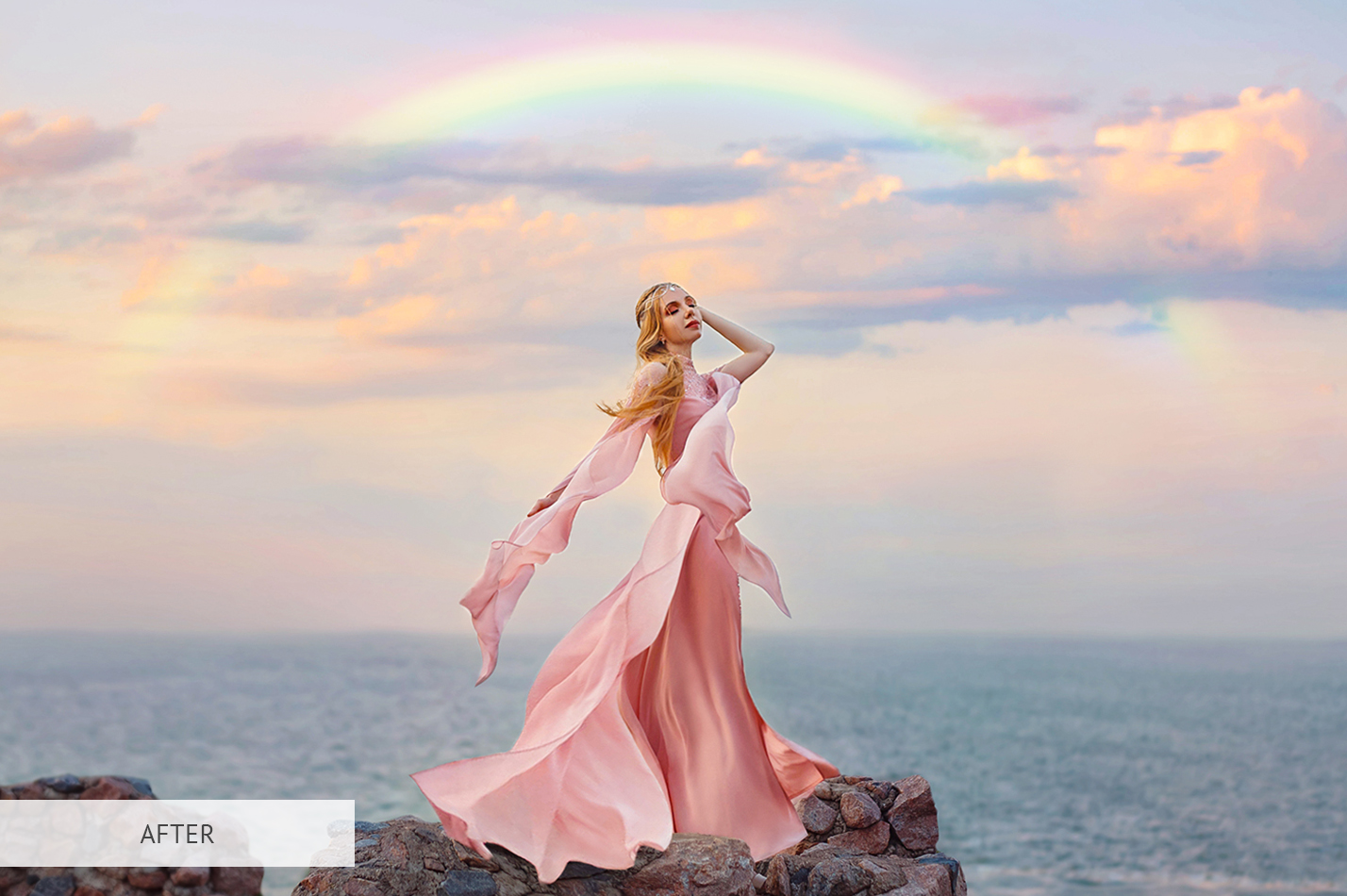 Professional Rainbow Photoshop Overlay|Rainbow Overlay Photoshop Bundle