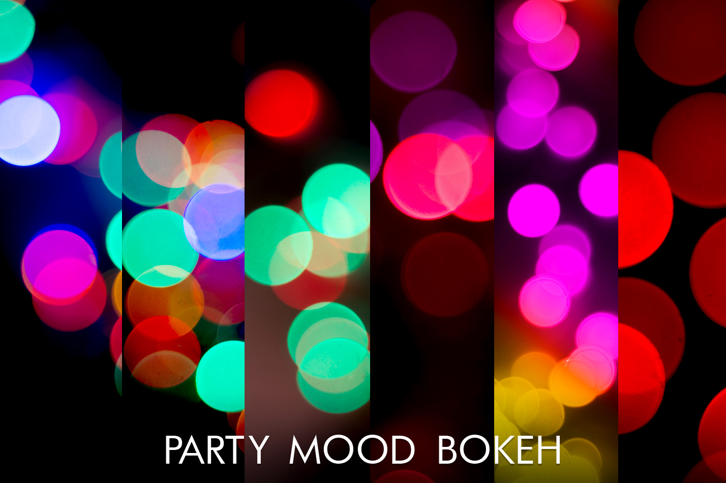 Party Mood Bokeh Photoshop Overlays | Party Bokeh Overlay Photoshop