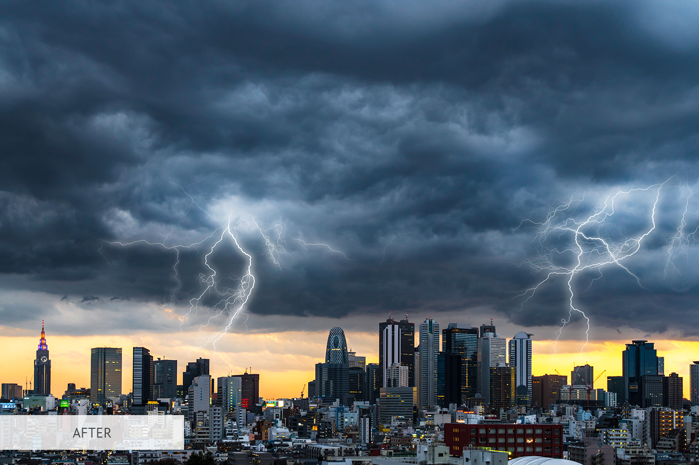 Lightning Overlay Photoshop Collection|Lightning Photoshop Overlays