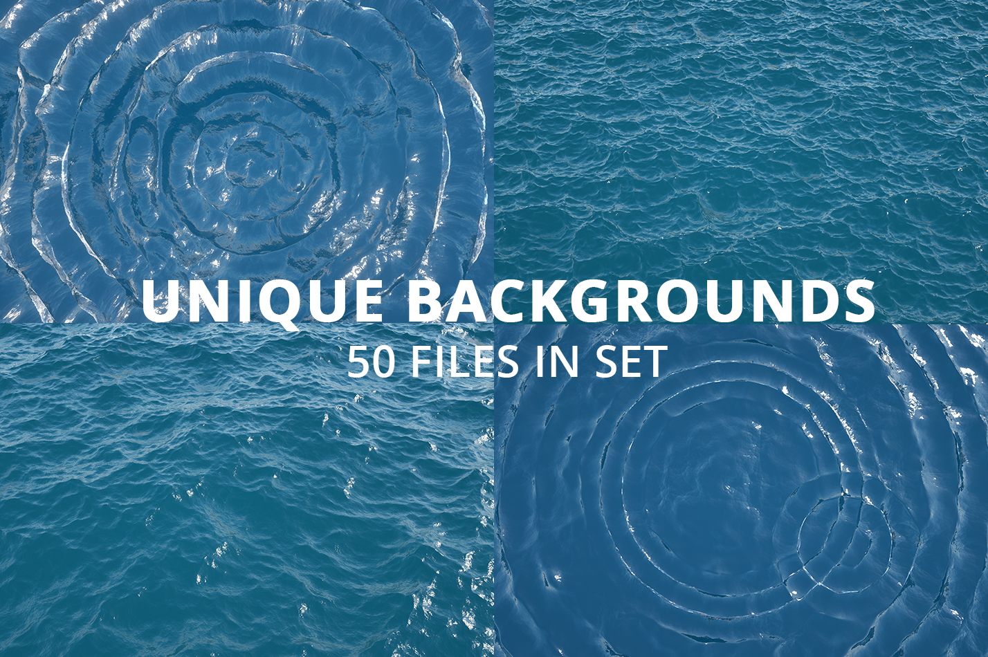 Water Photoshop Textures – 50 Water Textures in one Set