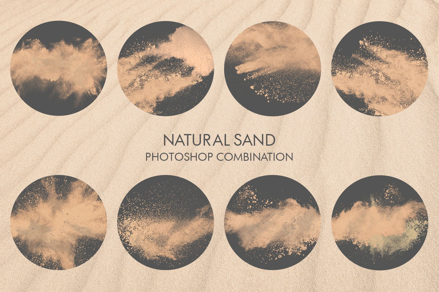 Natural Sand Photoshop Textures – Premium Collection of 40 Textures