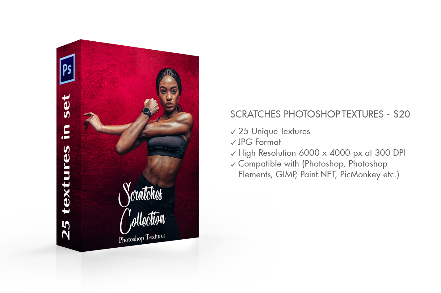 Scratches Photoshop Textures – Premium Collection