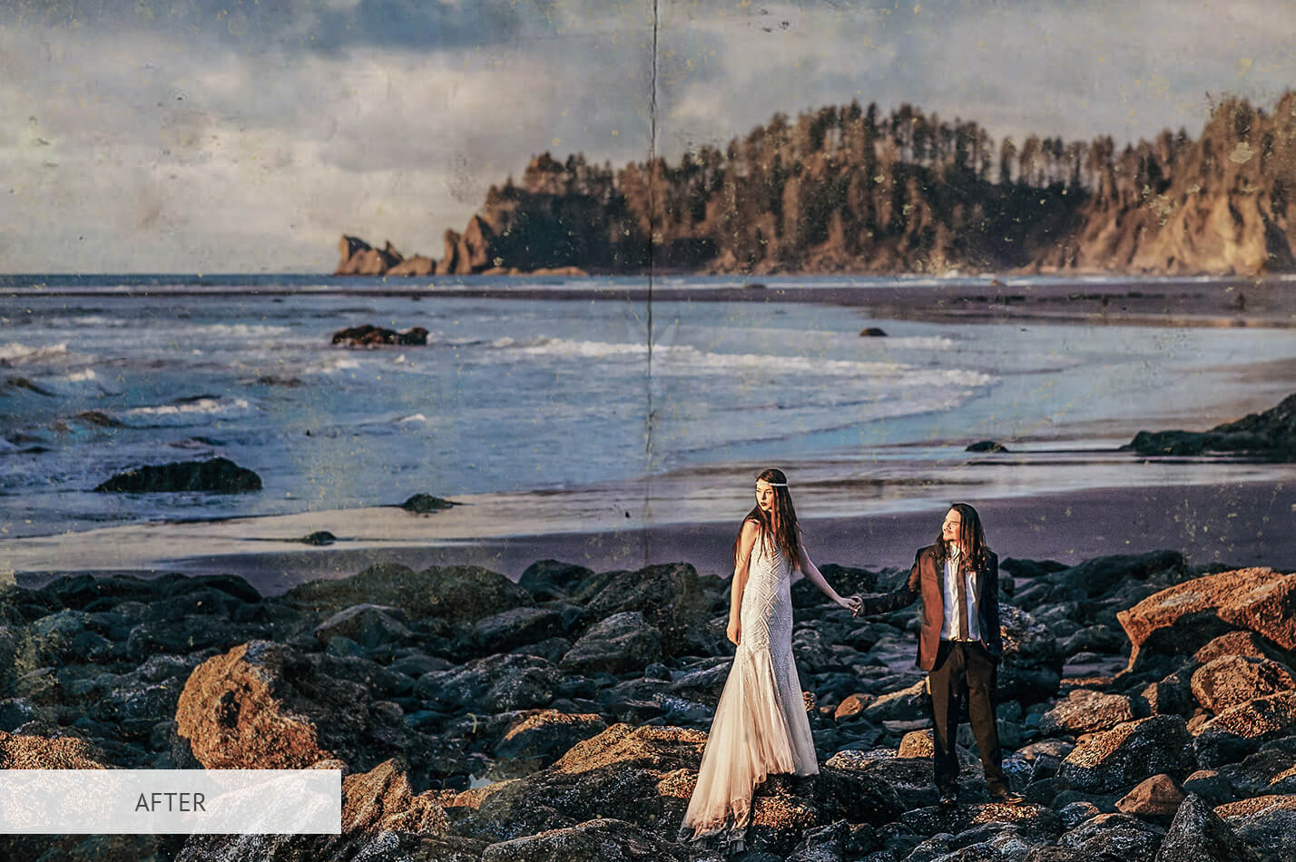 Vintage Photo Album Photoshop Overlays