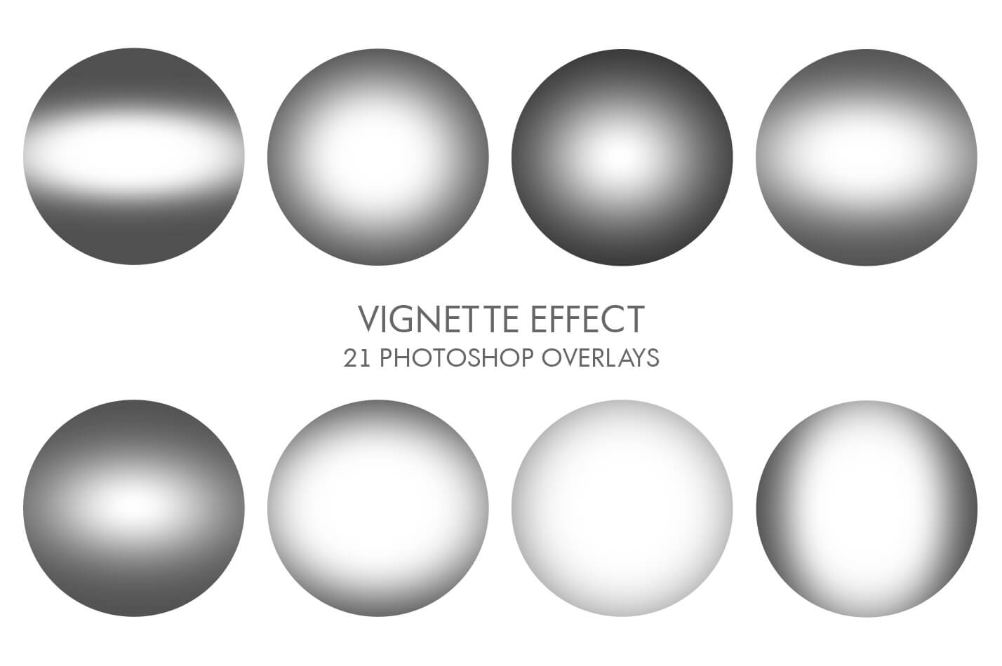 Vignette Effect Photoshop Overlays - Premium Collection