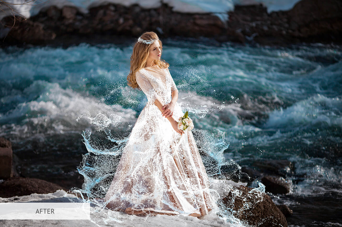 36 High-quality and Unique Water Splash Photoshop Overlays