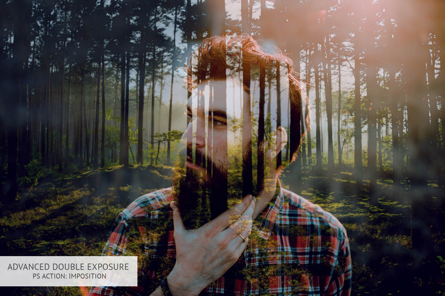 7 Advanced Double Exposure Photoshop Actions by FixThePhoto