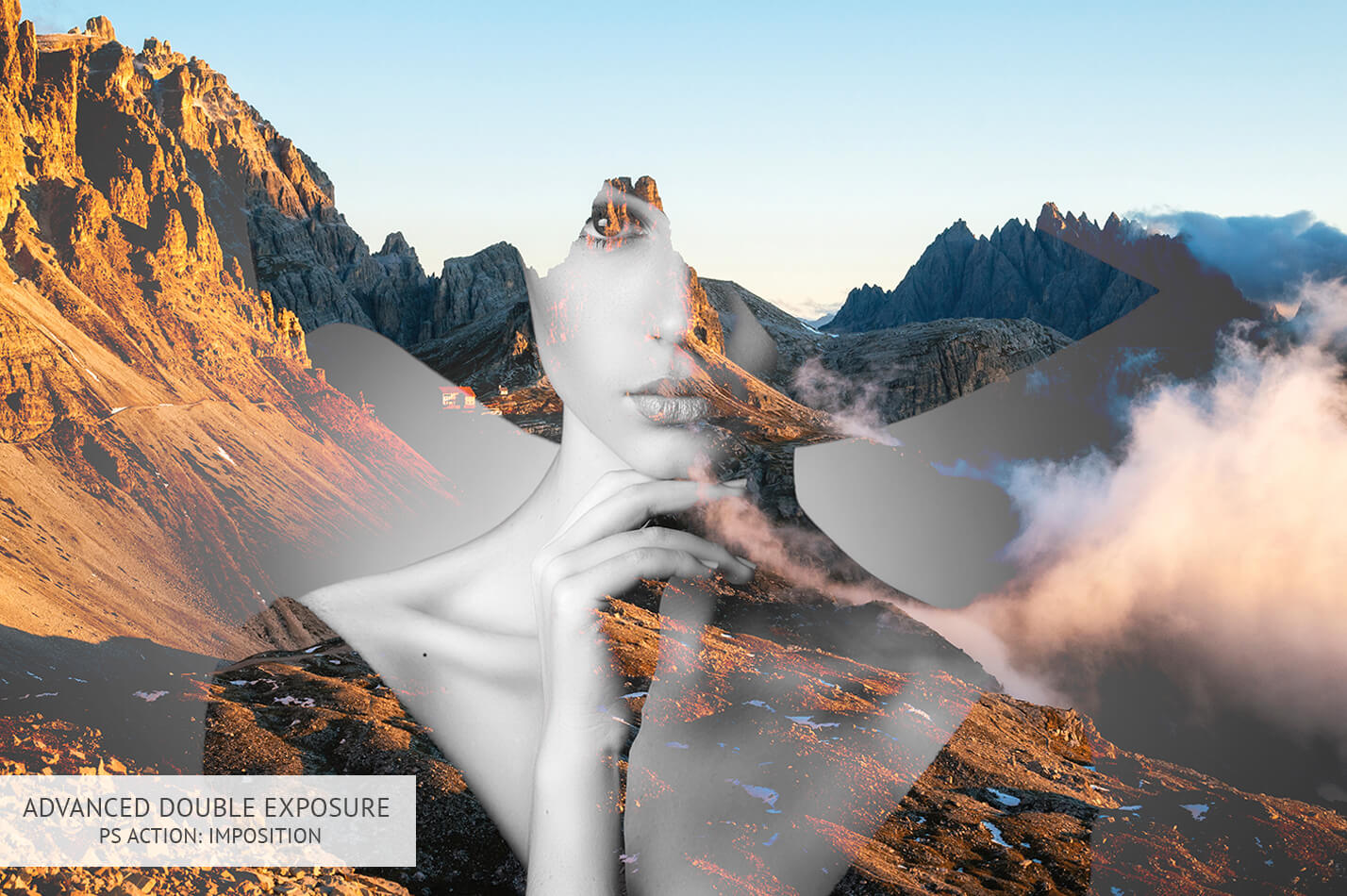 7 Advanced Double Exposure Photoshop Actions by FixThePhoto